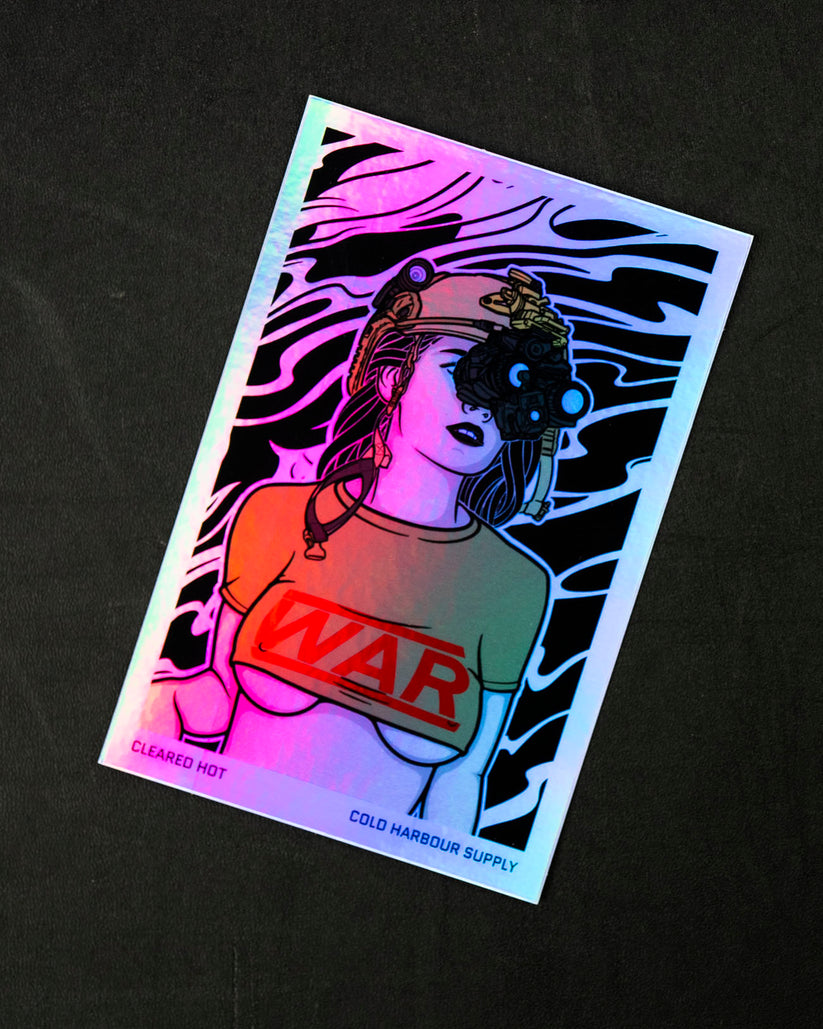 Cleared Hot x Cold Harbour WAR Pin-Up sticker – Cold Harbour Supply